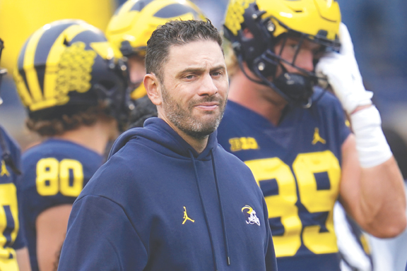 Michigan Wolverines football team fires co-offensive coordinator Matt ...